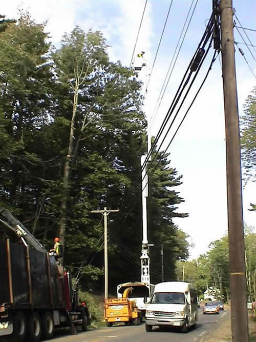 Camde, Maine DOT roadside clearing job completed by Maine Tree and ...