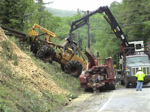 Woodstorck, Maine DOT roadside clearing project